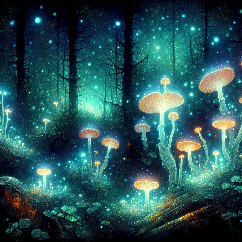 Bioluminescent Fungi: Nature’s Glowing Guardians of Decomposition